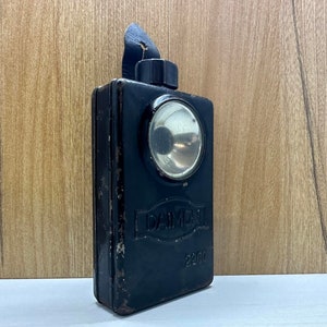 Vintage Original DAIMON German Military Army Flashlight Soldier Equipment Black - Etsy
