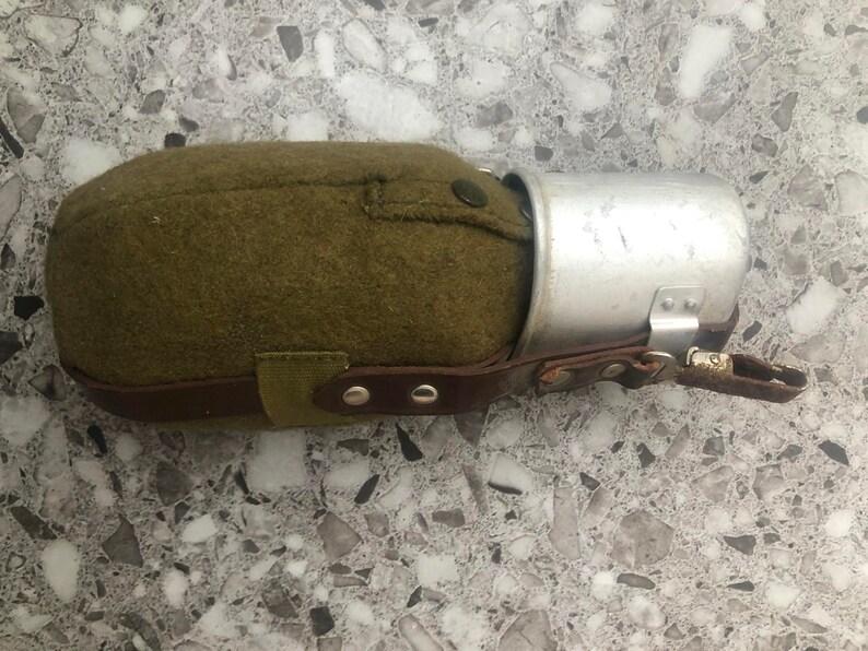 Vintage Military Romanian Army Flask Canteen Water Bottle With - Etsy