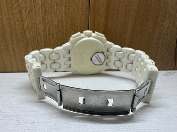 Swatch Chrono Ocean Purity The Originals White Watch … - Gem