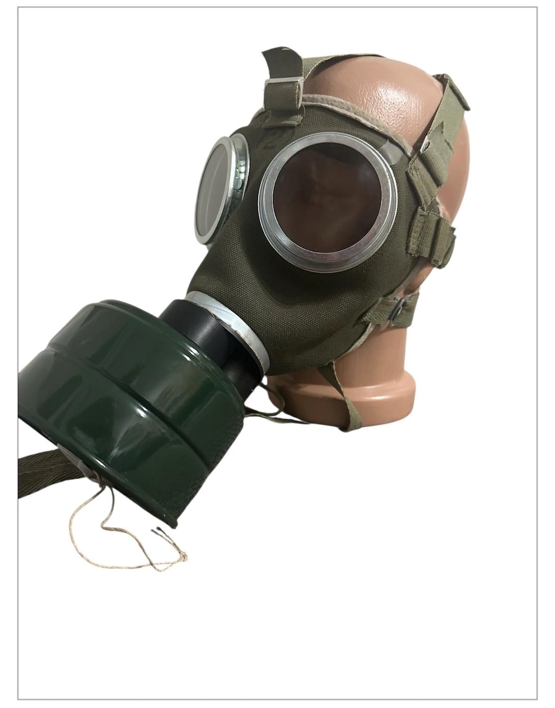 Vintage Military Army New M75 Gas Mask Rare Unique Green Solder ...