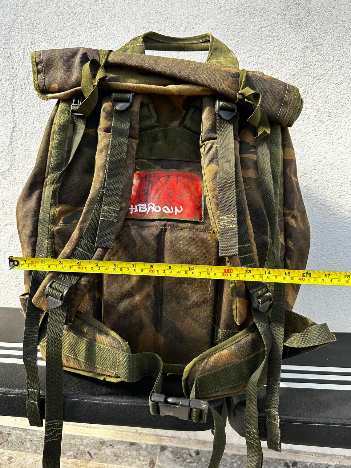 Vintage Military Huge Rucksack Backpack United Kingdom British Army ...