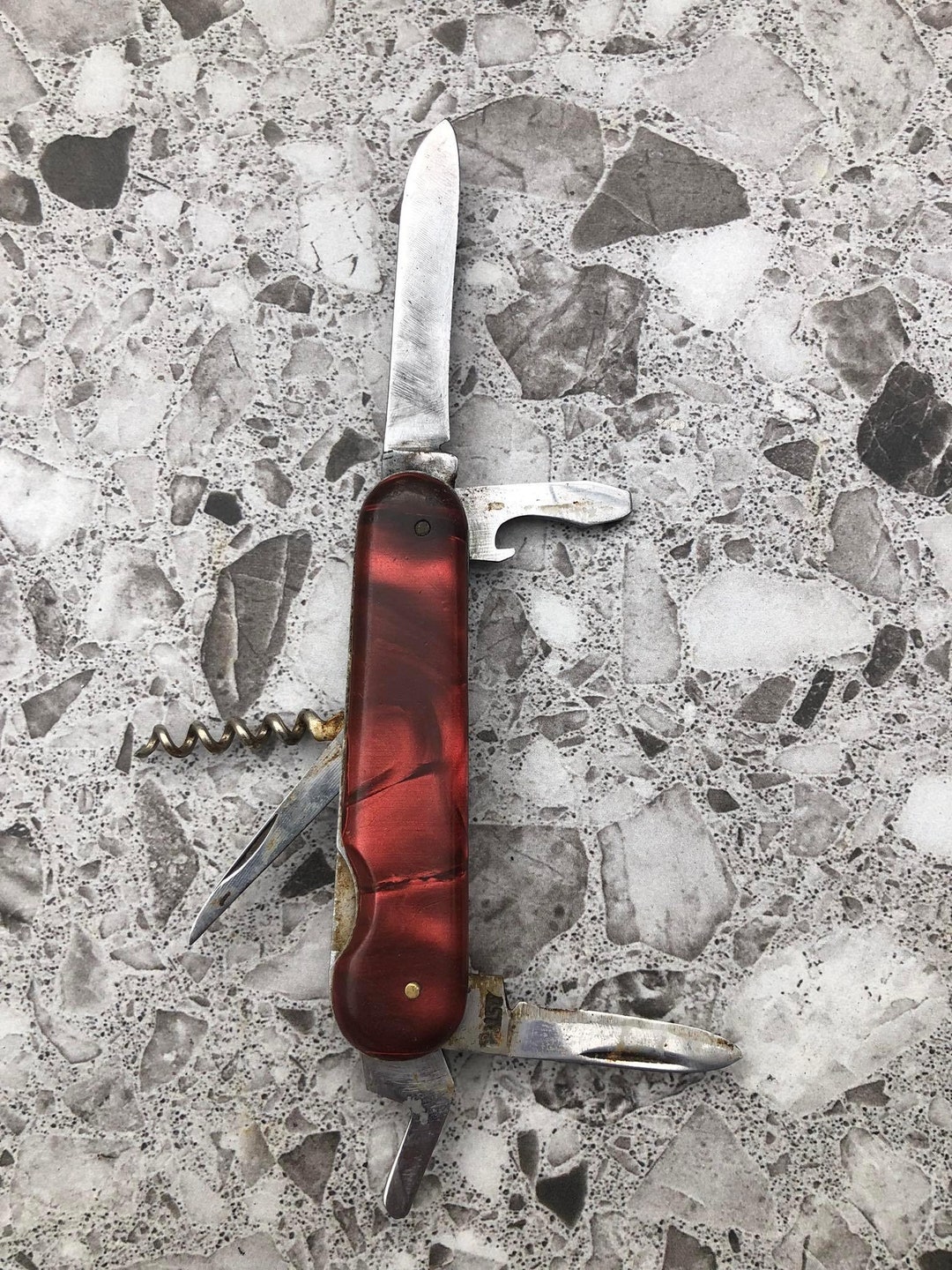 Vintage Solingen INOX Germany Stainless Steel Multi Tool Pocket Knife ...