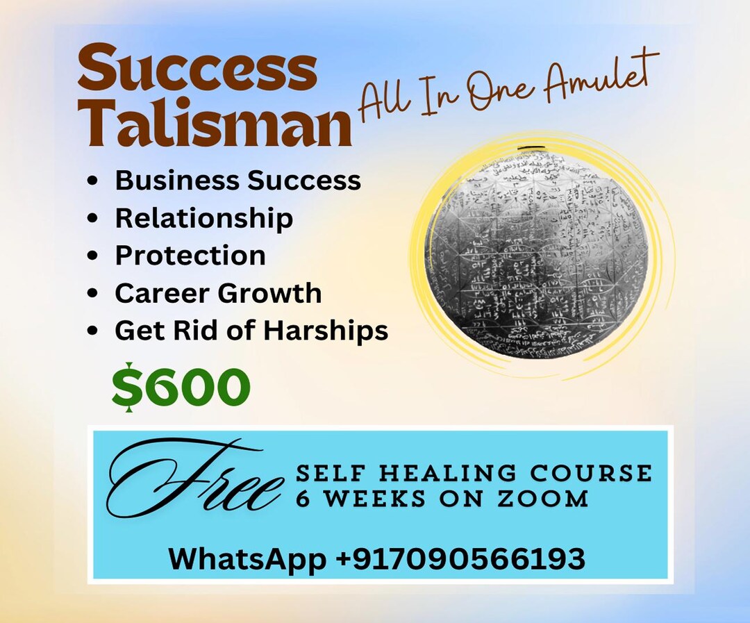 Success Talisman Powered by Spiritual Intelligence, Powerful All in One ...