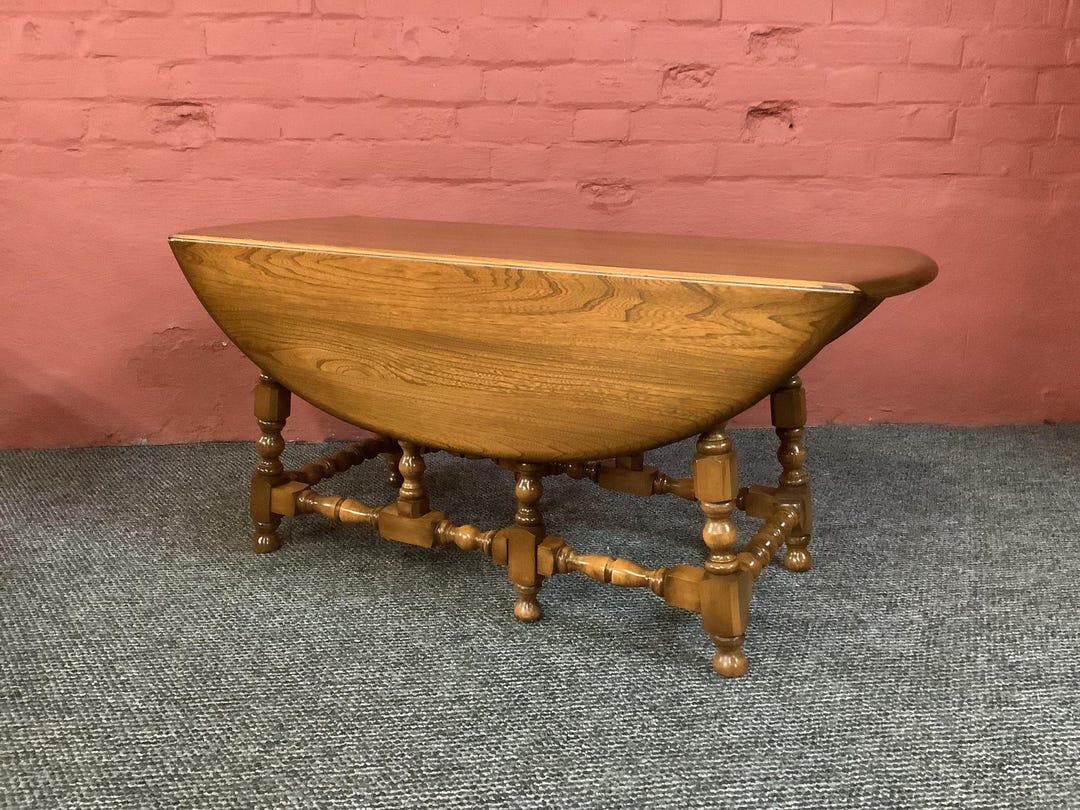 Ercol Old Colonial Gate-leg Coffee Table - Etsy