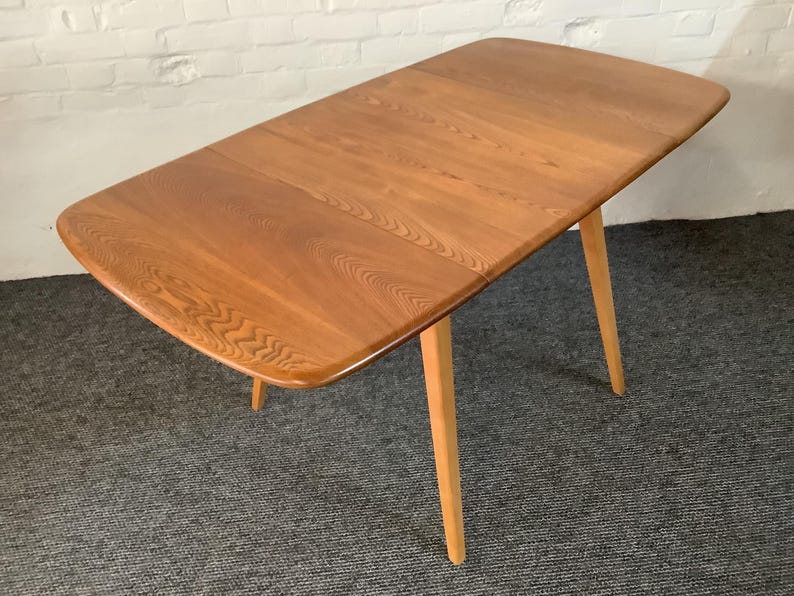 Ercol Windsor 383 Drop Leaf Dining Table in Original Condition. - Etsy UK