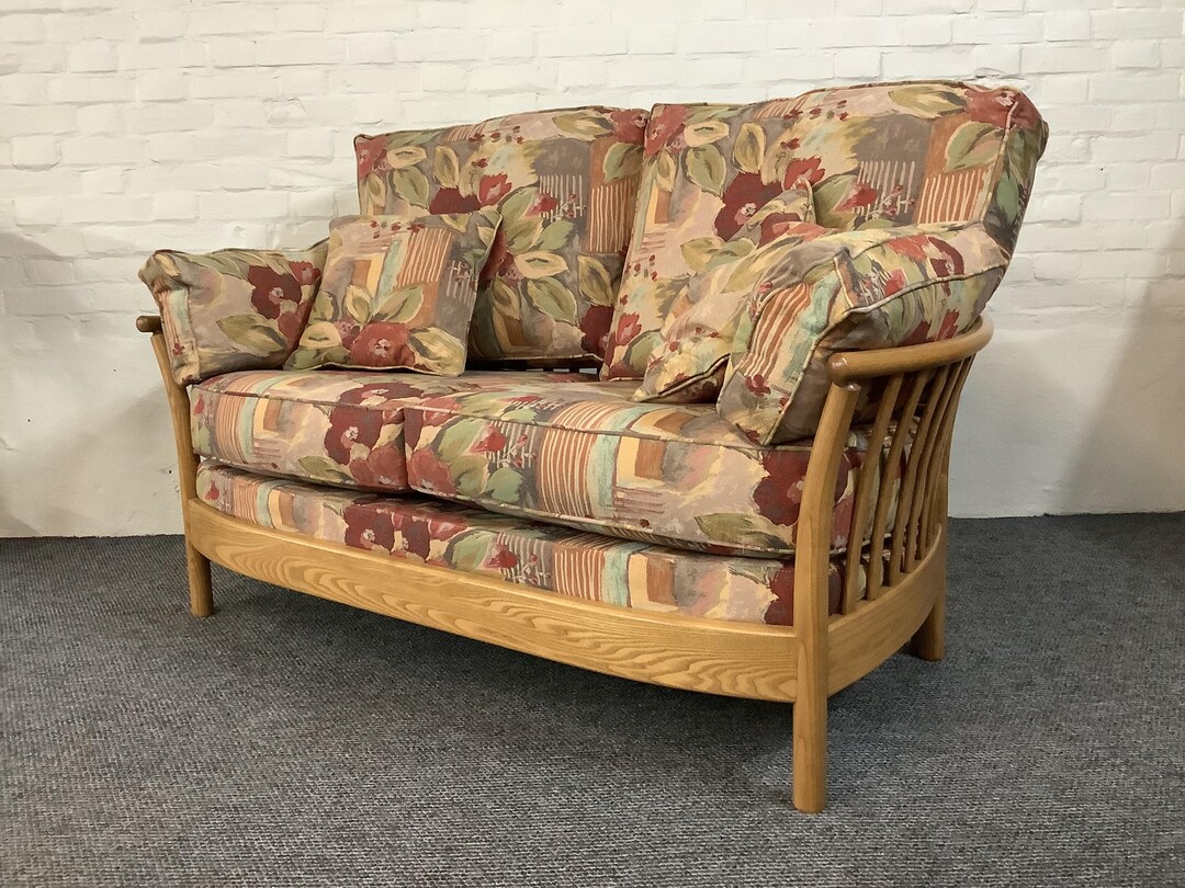 Ercol Renaissance Two Seater Settee in Light Ash. - Etsy