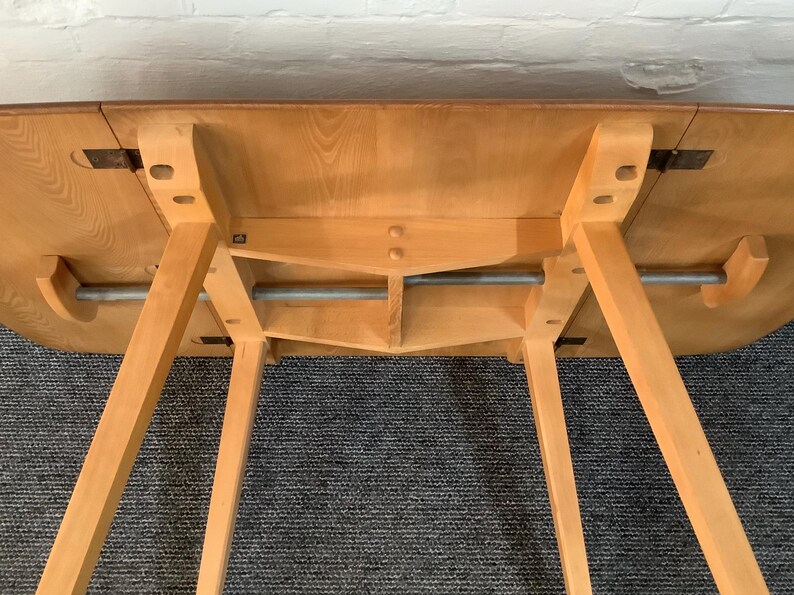 Ercol Windsor 383 Drop Leaf Dining Table in Original Condition. - Etsy UK