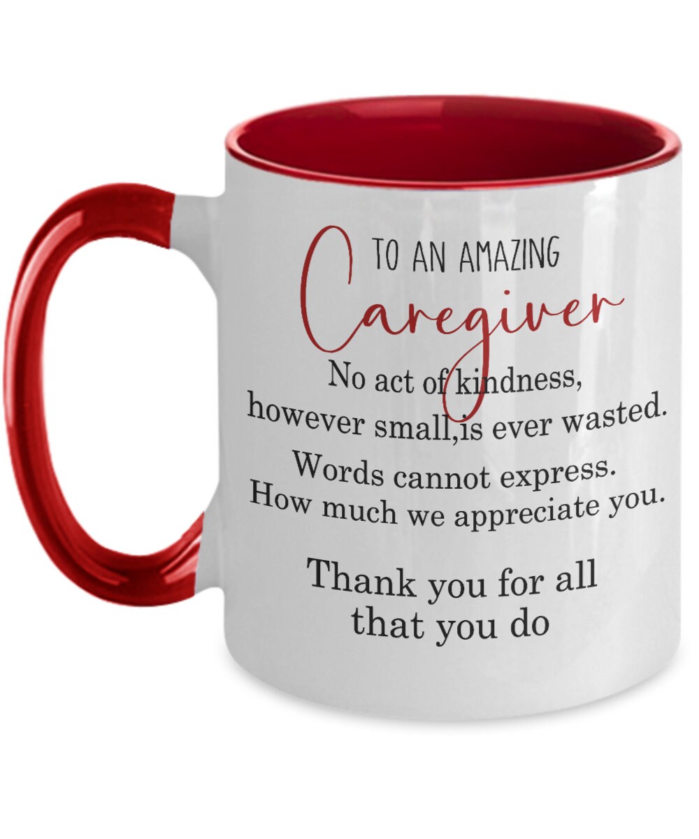 Caregiver Gift Ideas| to an Amazing Caregiver No Act of Kindness ...