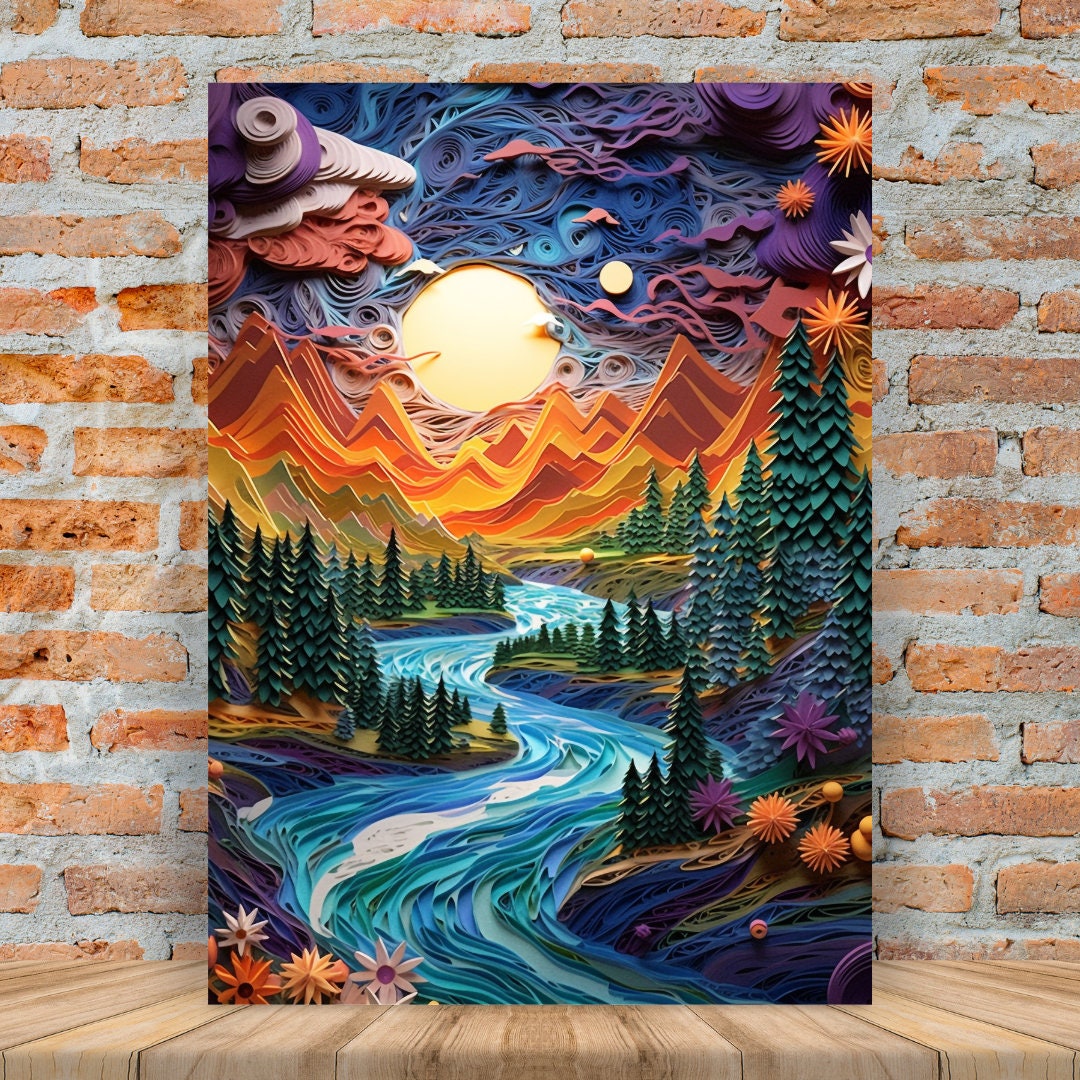 Nature in Color - Printable Art, Colorful Art, Printable Wall Art ...