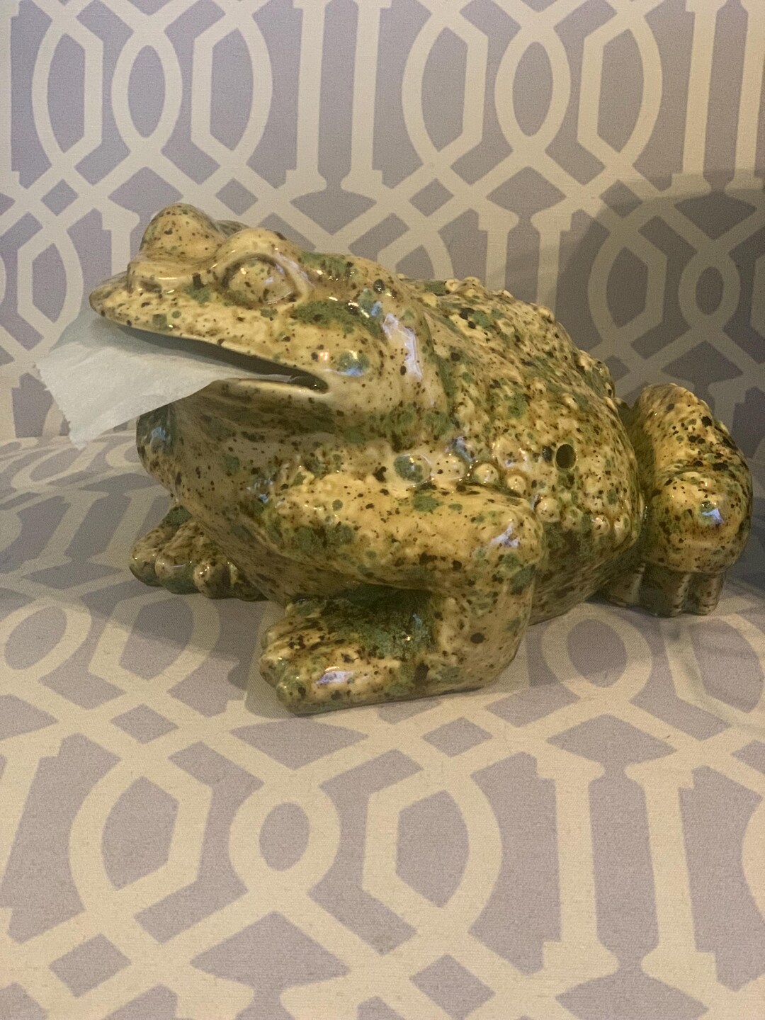 Toilet Paper Ceramic Frog Dispenser - Etsy