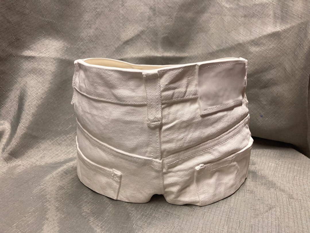 Unpainted Ceramic Jeans Planter - Etsy