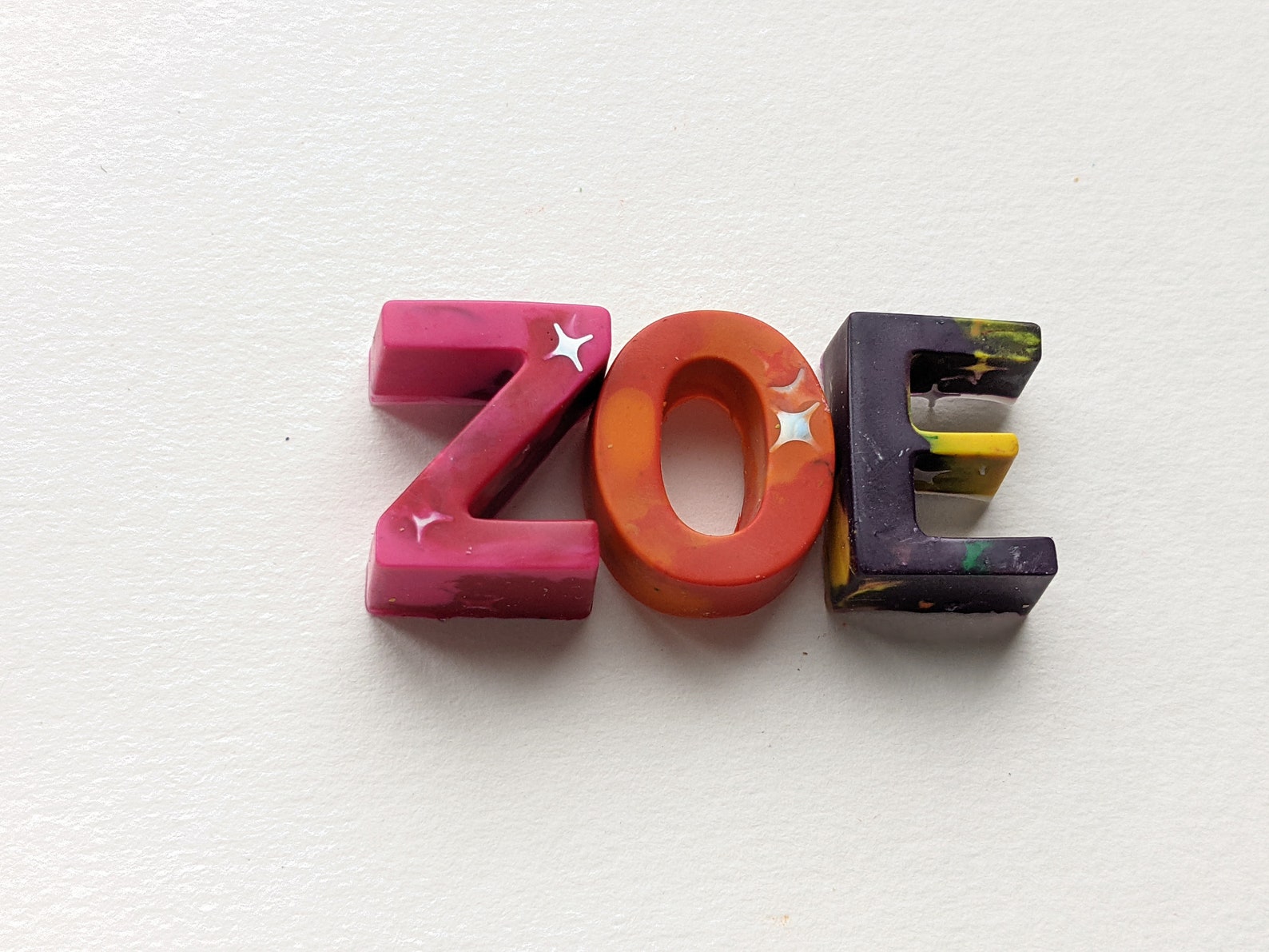 Rainbow Crayons Letters, Numbers & Puzzles - Etsy