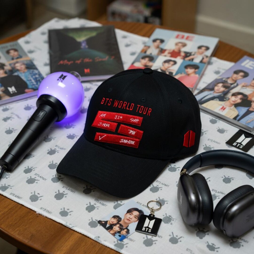 BTS ARIRANG 2026 Embroidered Baseball Cap, Pure Cotton, Unisex ...