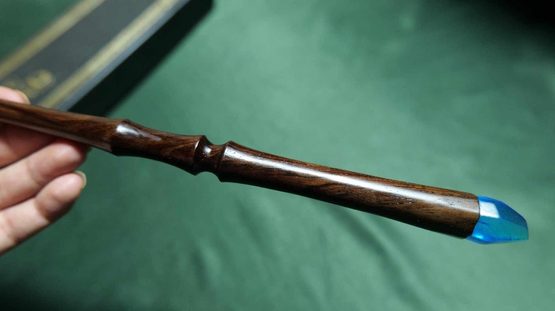 Beginner's Wands, Ebony Wand, Resin Wand, Handcrafted Magic Wood Wand ...