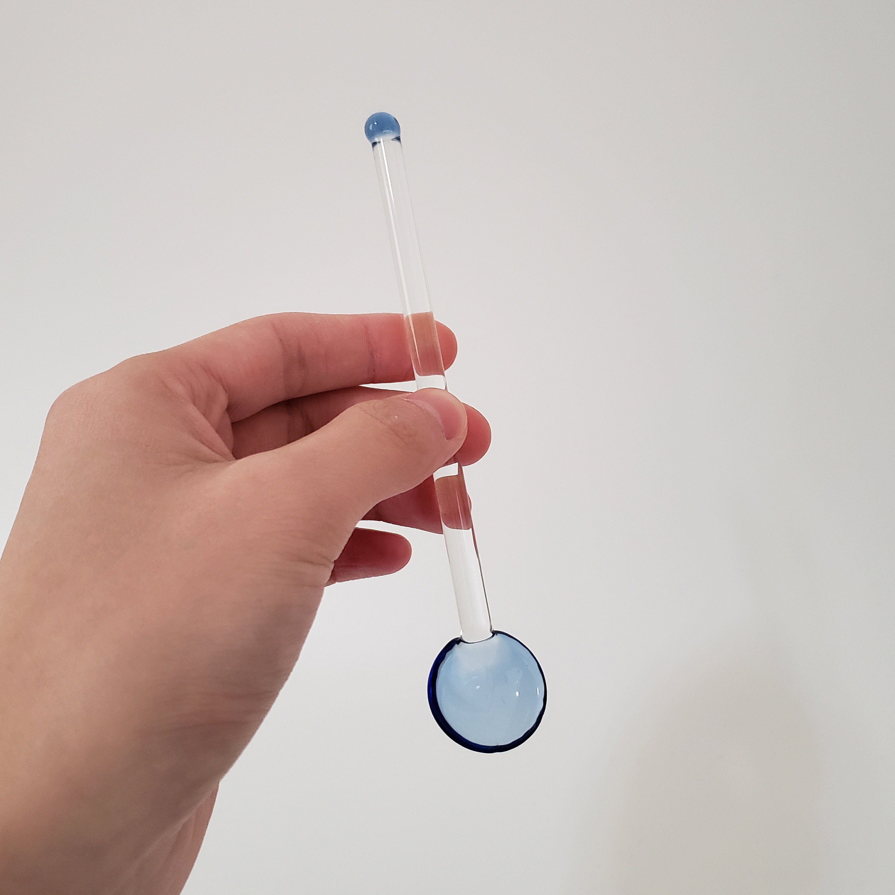 Set of 4 Handmade Glass Stirring Sticks /drink Stirrers/glass Swizzle ...