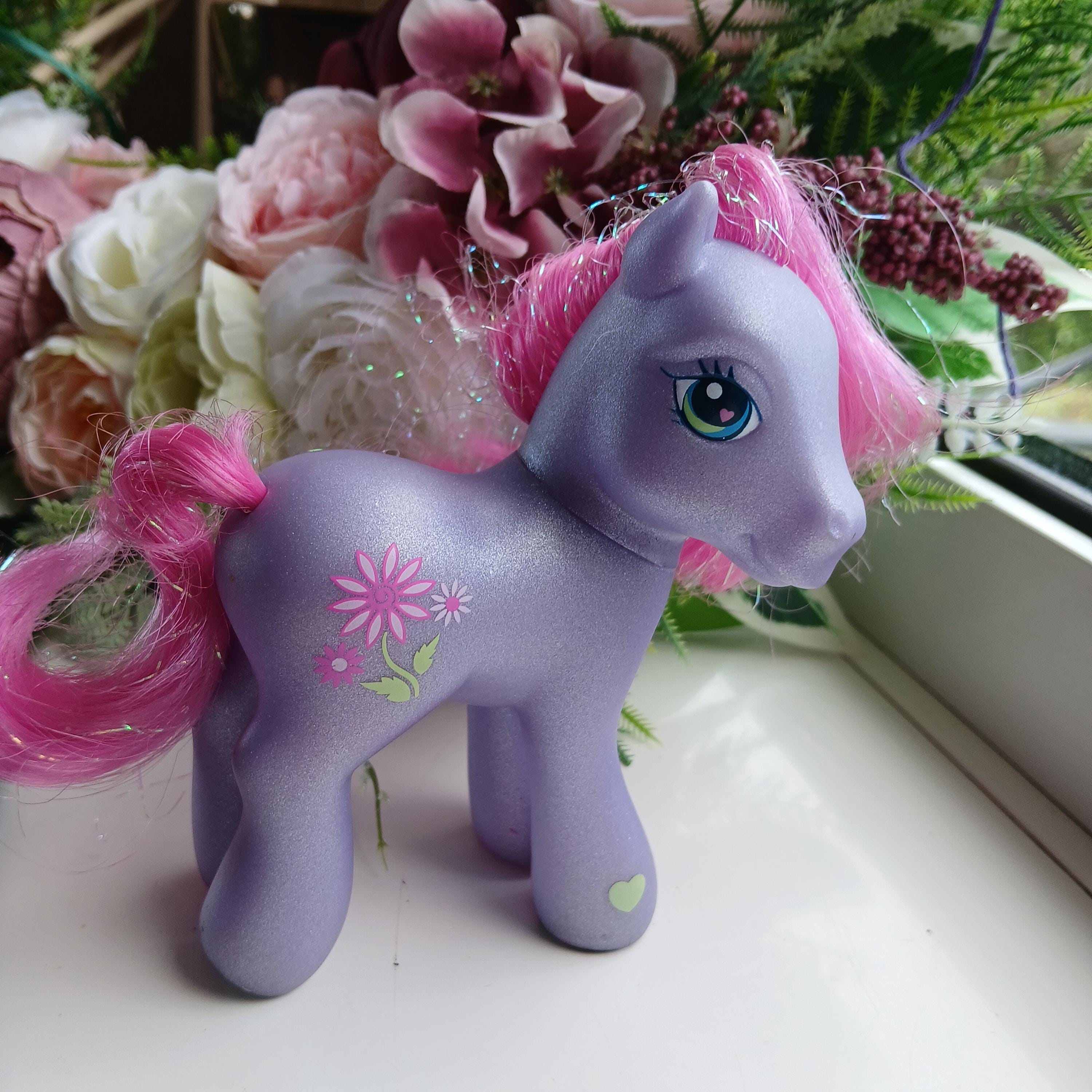 My Little Pony G3 Petal Blossom 12cms Custom Paint Job Tinsel Pink ...