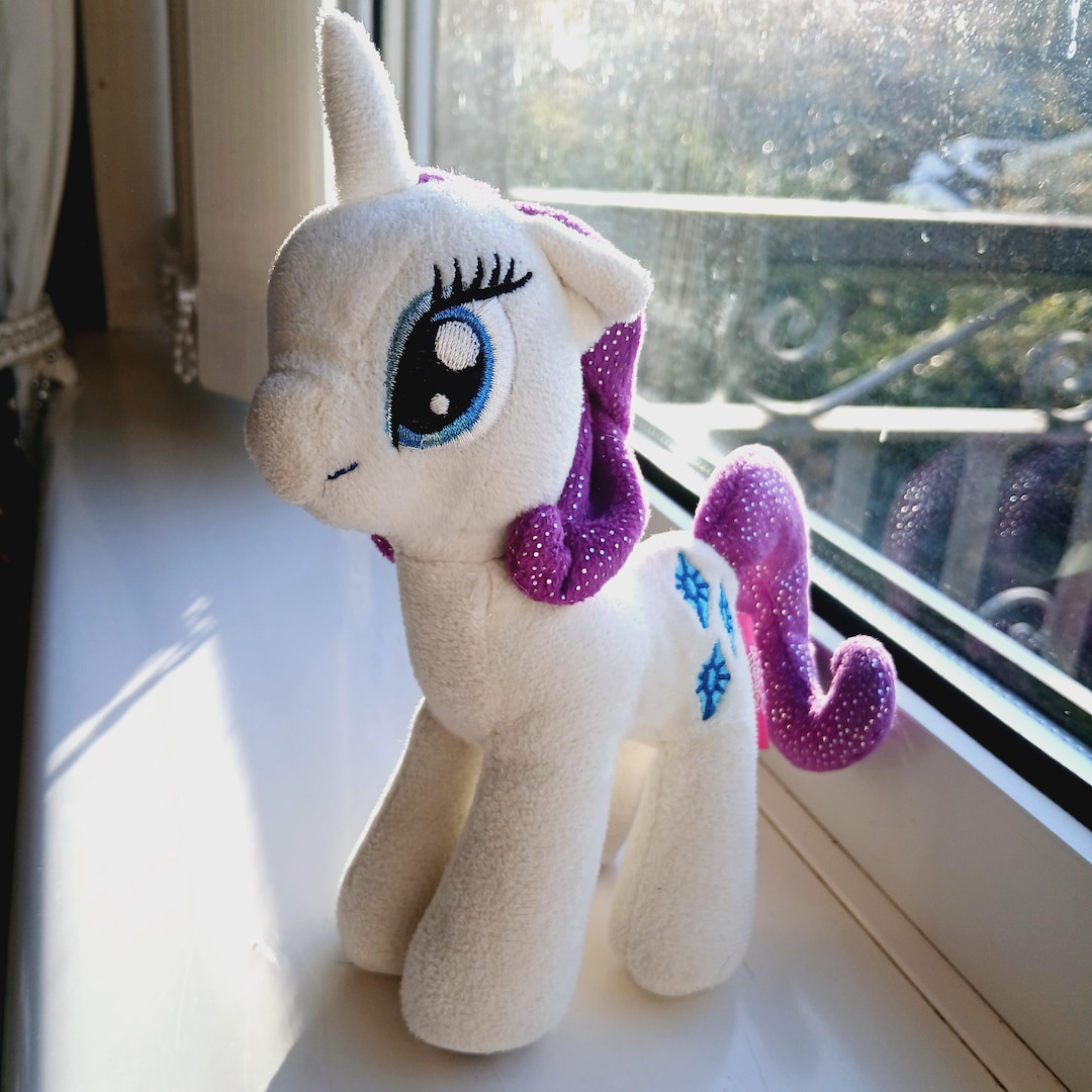 My Little Pony 8" Baby Rarity Plushie Fantasy Magic Unicorn Softie ...