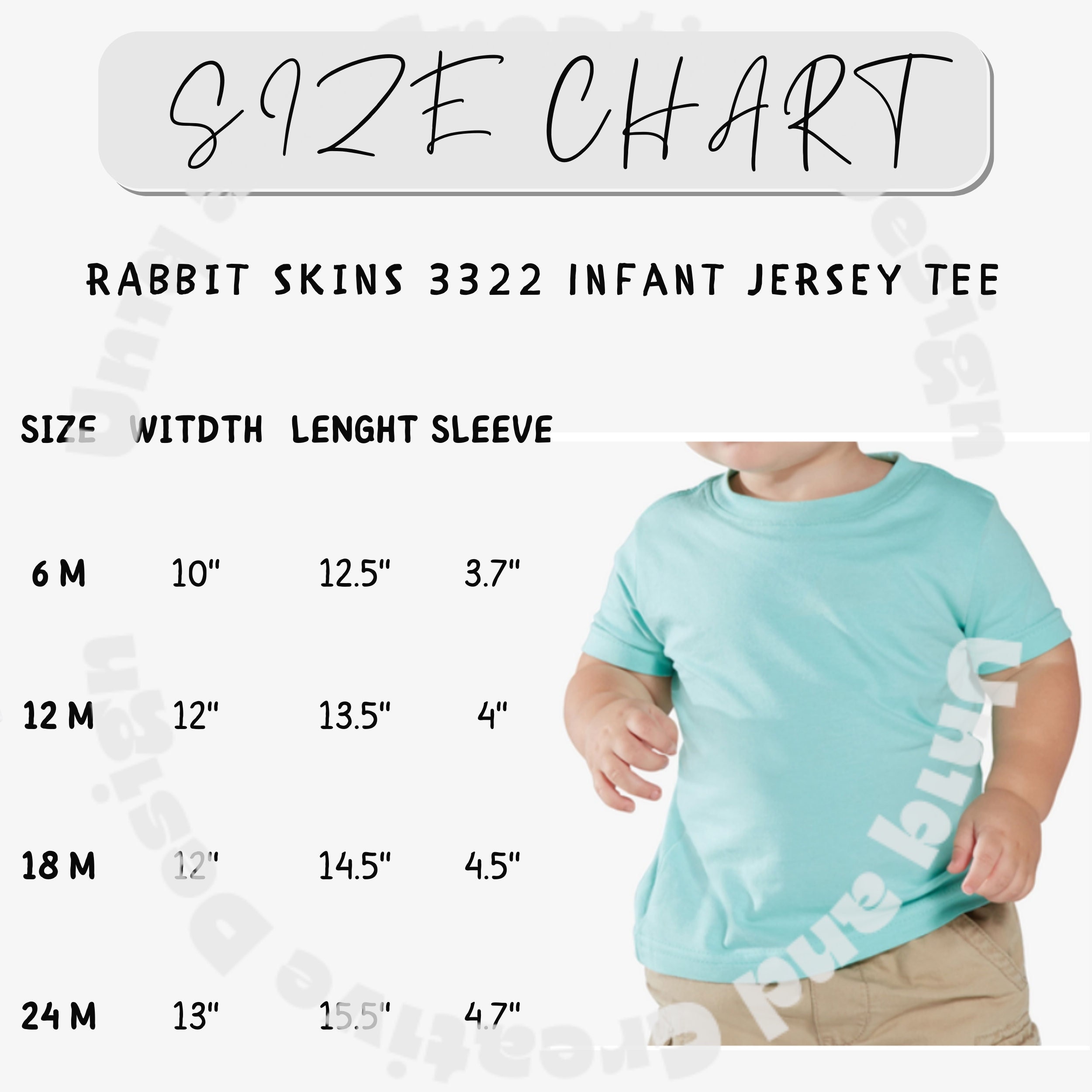 Rabbit Skins 3322 Size Chart, Rabbit Skins Size Chart 3322 and 4424 ...