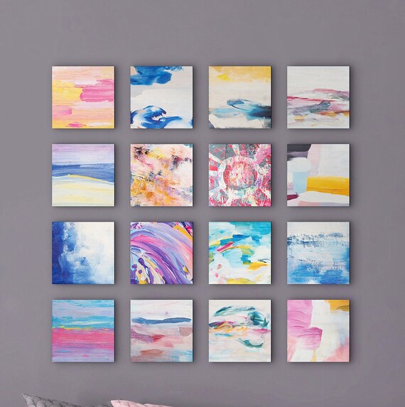 Wood Wall Art 3D Wood Tiles Abstract Wall Sculpture - Etsy