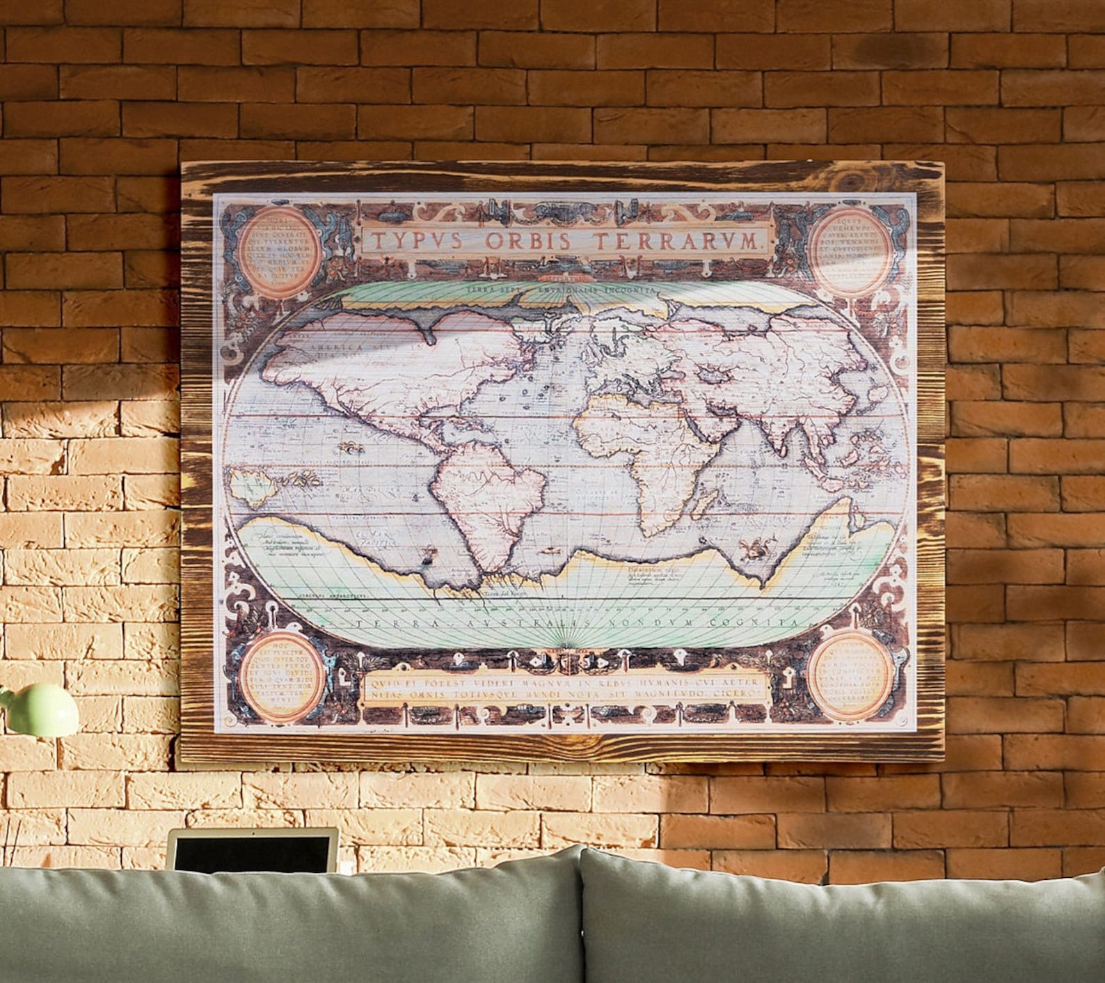 Old World Map Wall Art Rustic Wood Wall Art World Map Wood Wall Art ...