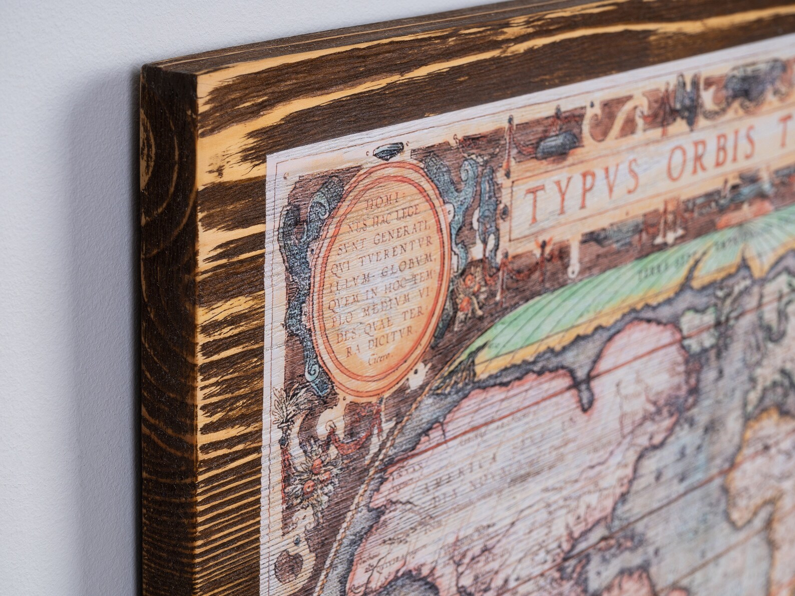 Old World Map Wall Art Rustic Wood Wall Art World Map Wood Wall Art ...