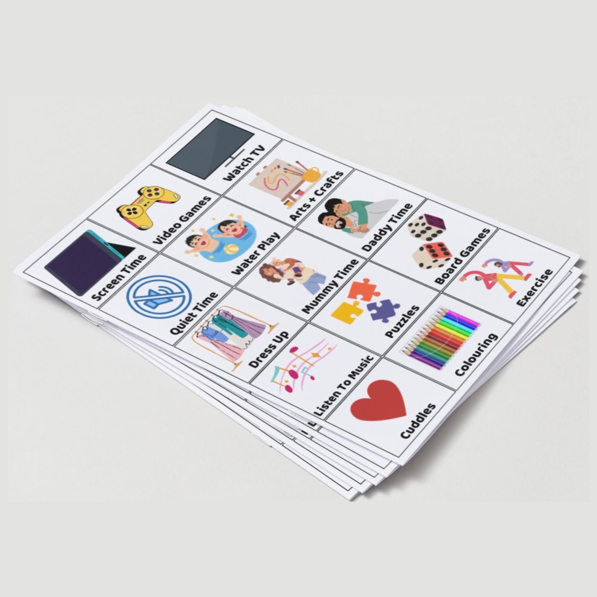 Daily Routine Cards Visual Schedule Toddler Chart for Kids Chore Chart ...
