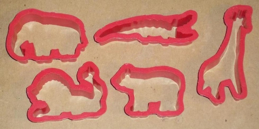 Vintage Jello Jigglers Cutters, Animal Shapes, Lion, Bear, Giraffe ...