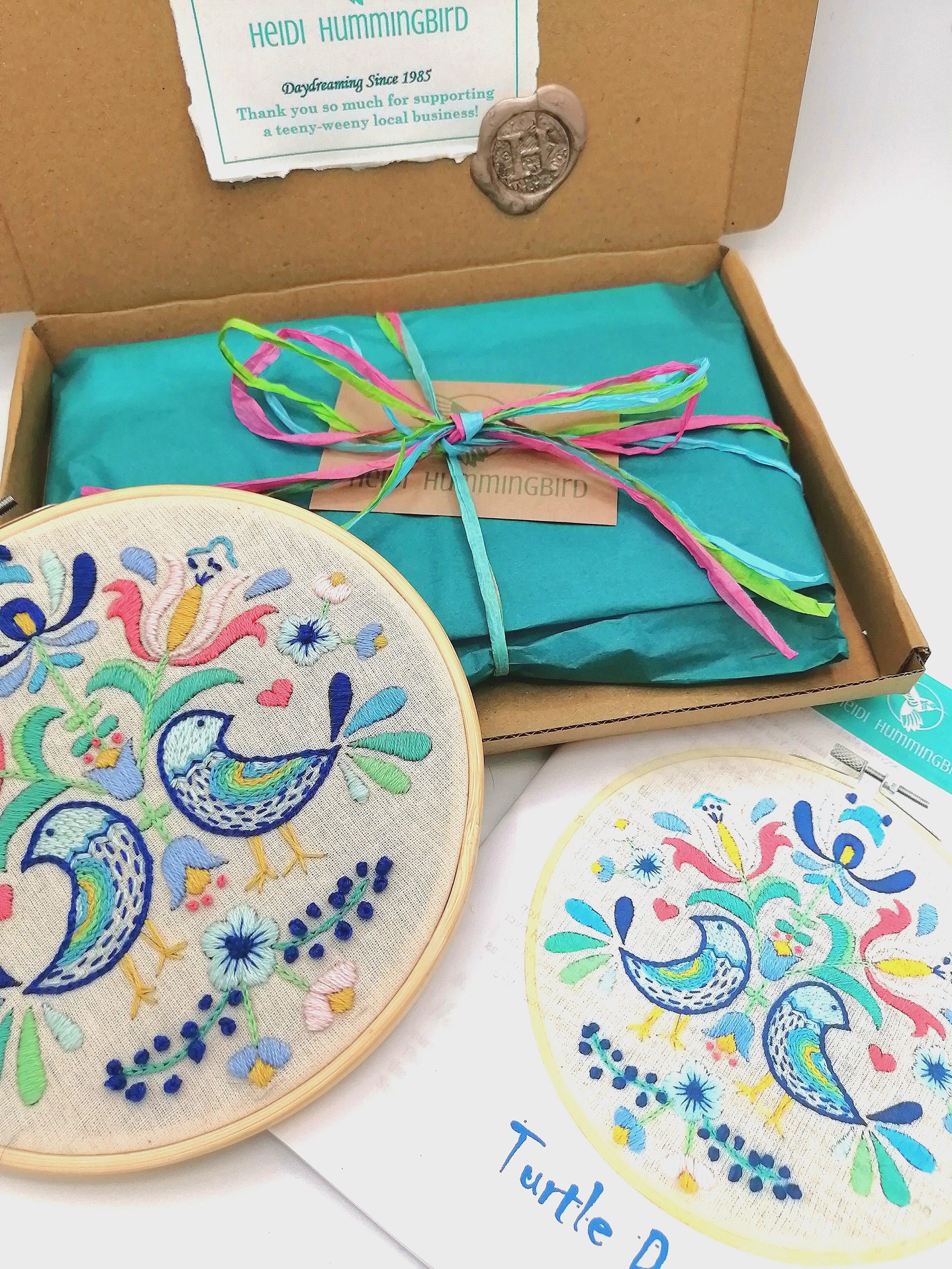 HEIDI HUMMINGBIRD PDF Pattern Turtle Dove Scandinavian Folk Art ...