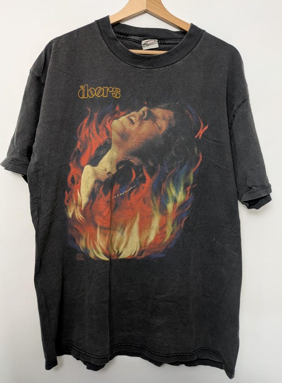 vintage Jim Morrison Set The Night On Fire shirt / V… - Gem