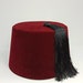 Egyptian Turkish Red Fez Tarboush Doctor Who Tassel Real Velvet Hat ...
