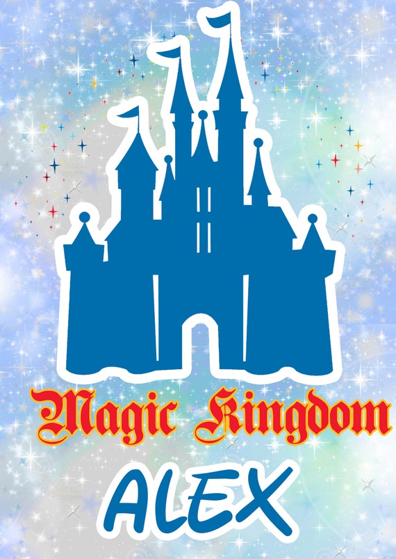 Magic Kingdom Checklist Made to Order Personalised - Etsy