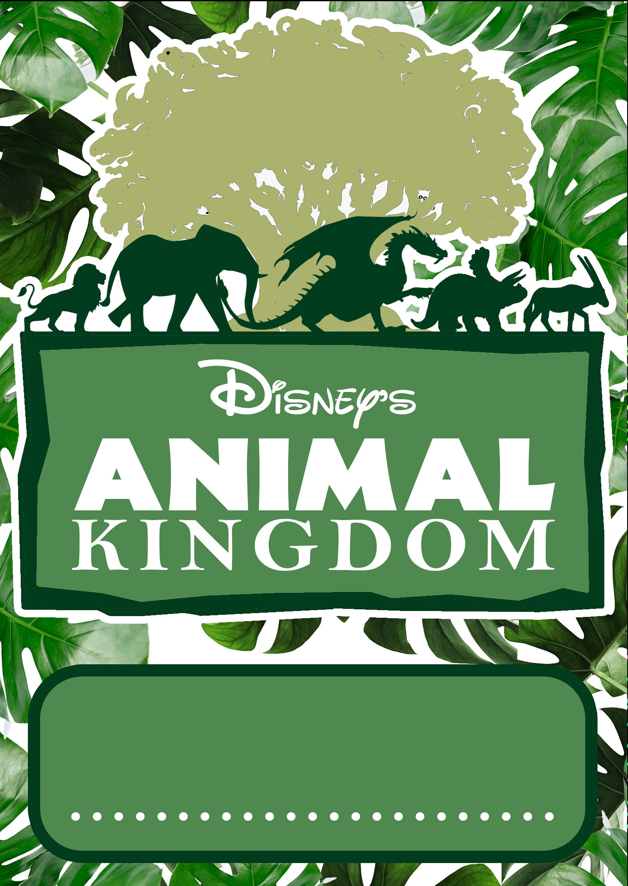 Animal Kingdom Checklist, Printable Card - INSTANT DOWNLOAD - Etsy