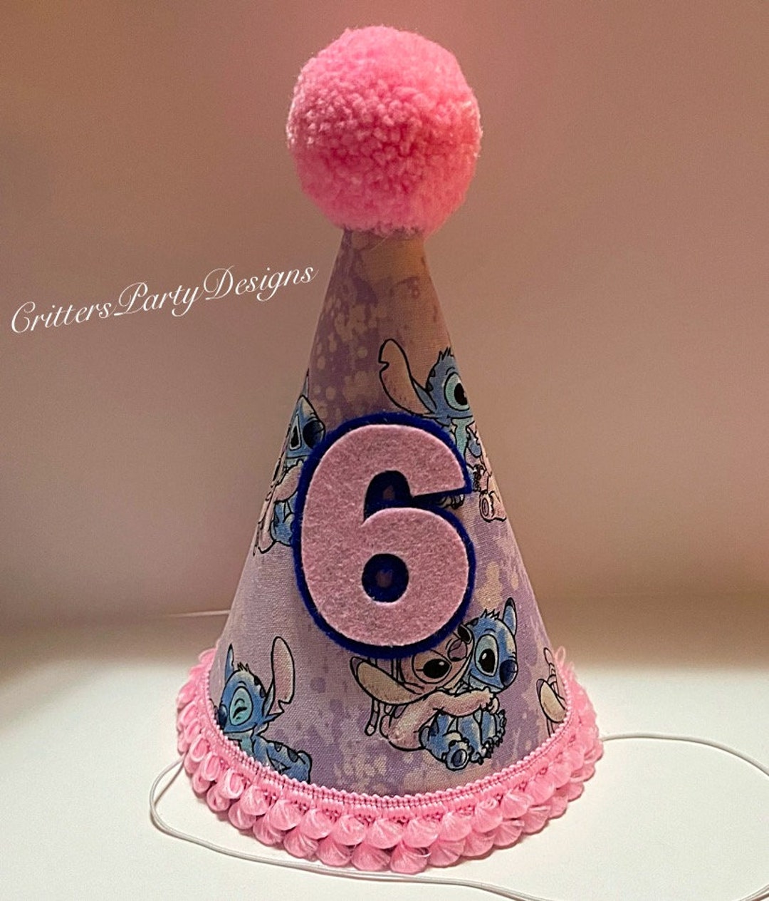 Lilo and Stitch Age Birthday Hat, Lilo and Angel Birthday Hat - Etsy
