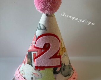 Farm Birthday Crown, Farm Animal Felt Crown, Woolfelt Crown, Boy Crown ...