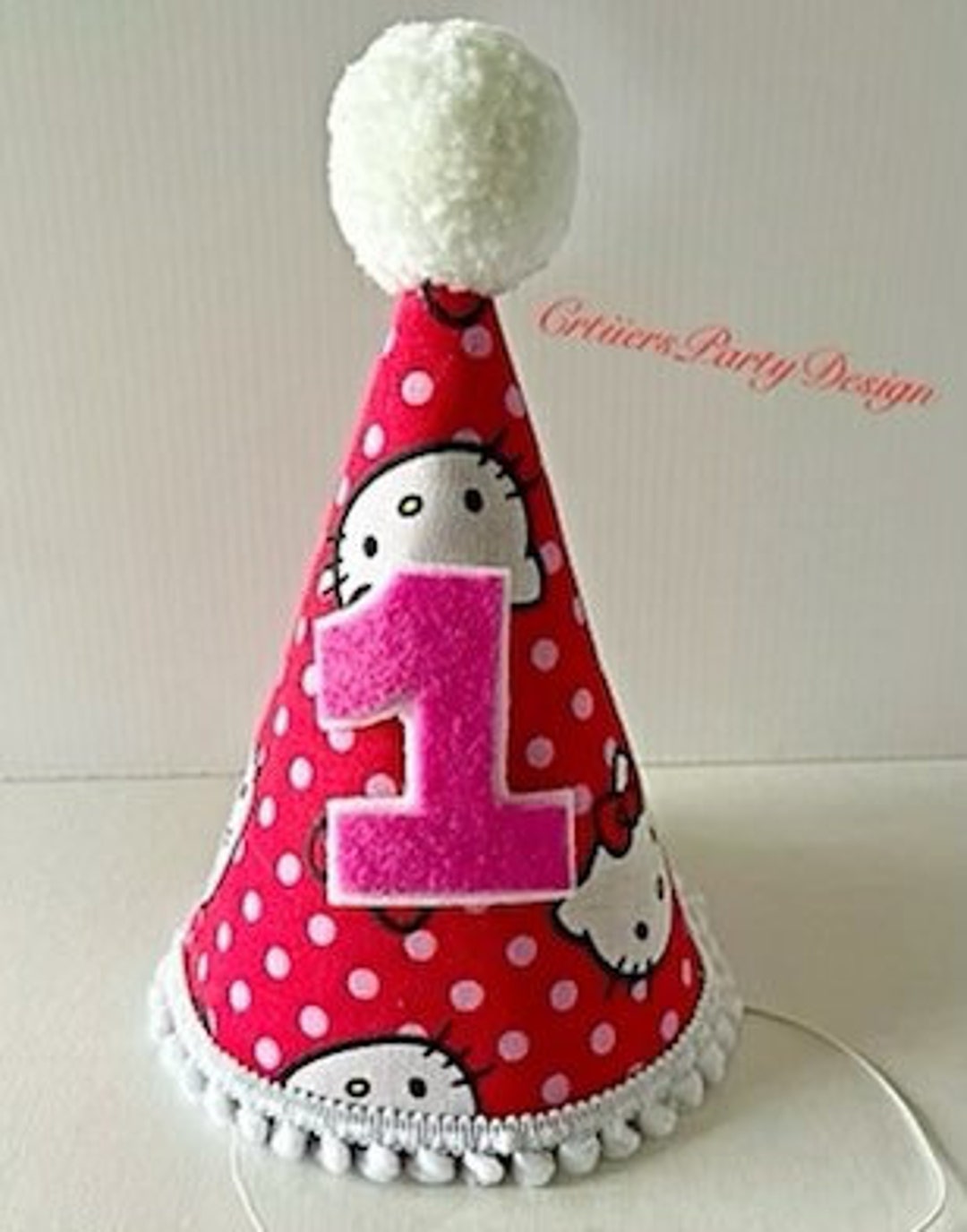 Kitty First Birthday Hat, First Birthday Accessories - Etsy