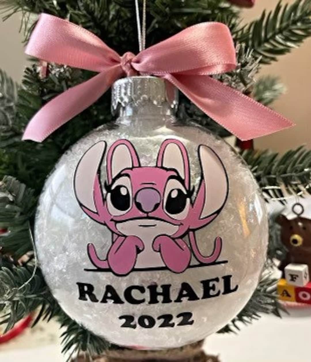 Personalized Lilo and Stitch Angel Ornament, Lilo and Stitch Custom ...