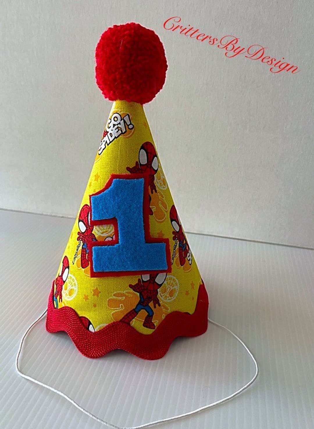 Spidey First Birthday Hat First Birthday Accessories - Etsy