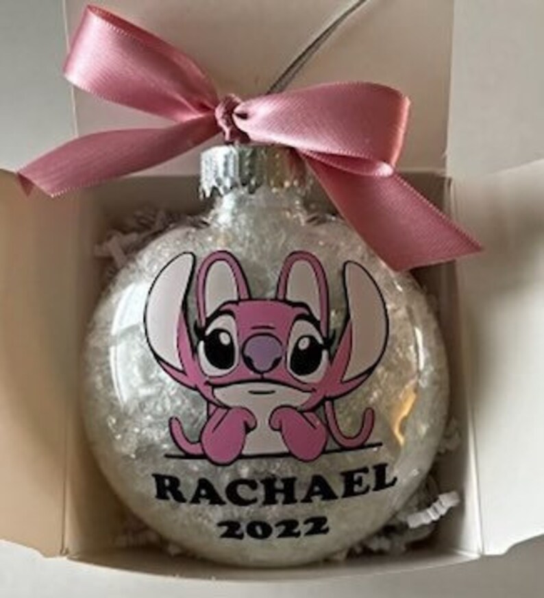 Personalized Lilo and Stitch Angel Ornament Lilo and Stitch - Etsy