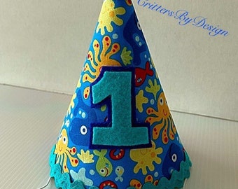 Birthday Party Hat Under the Sea - Etsy