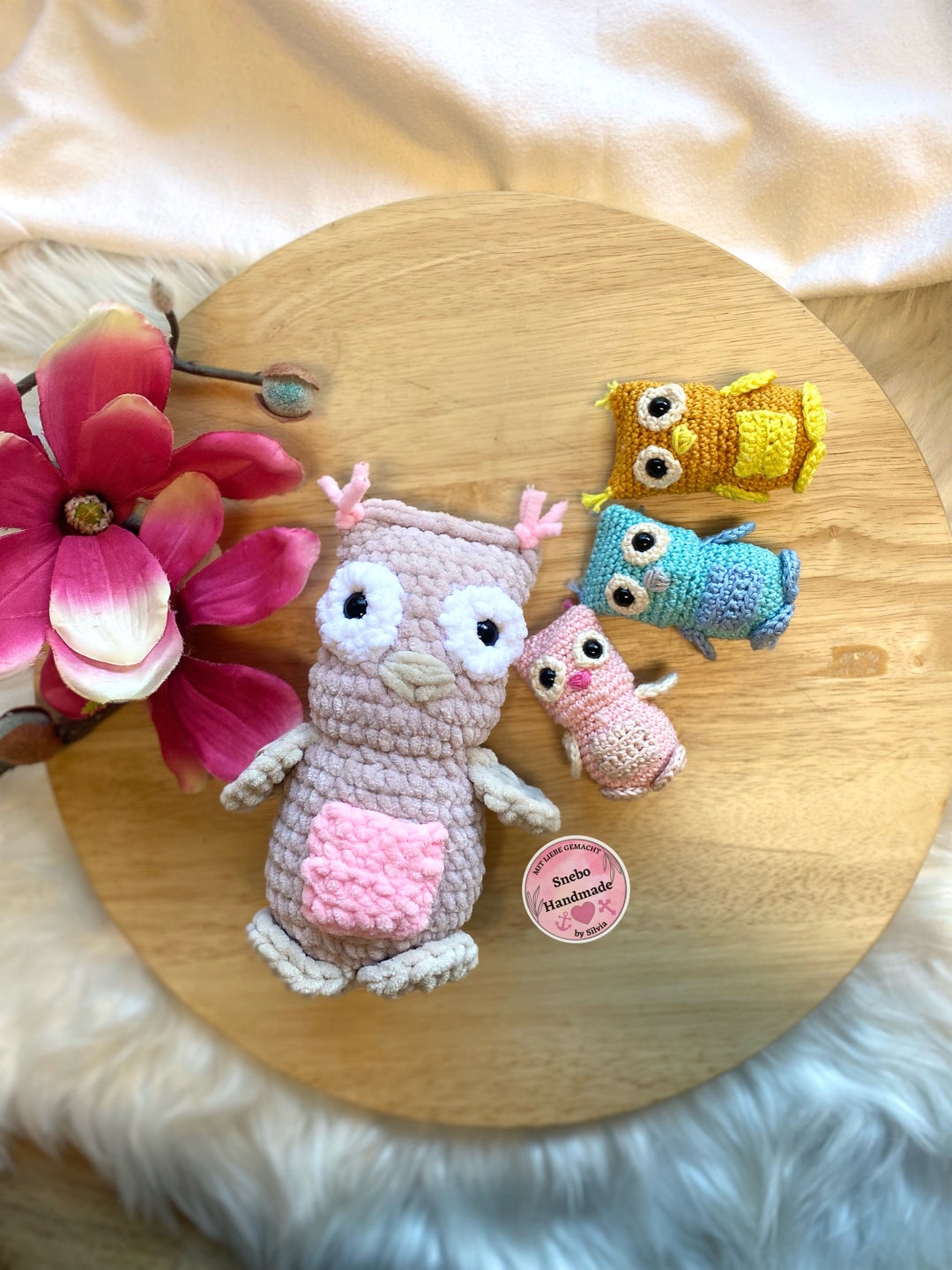 Owl Milka, Crochet Pattern German PDF - Etsy