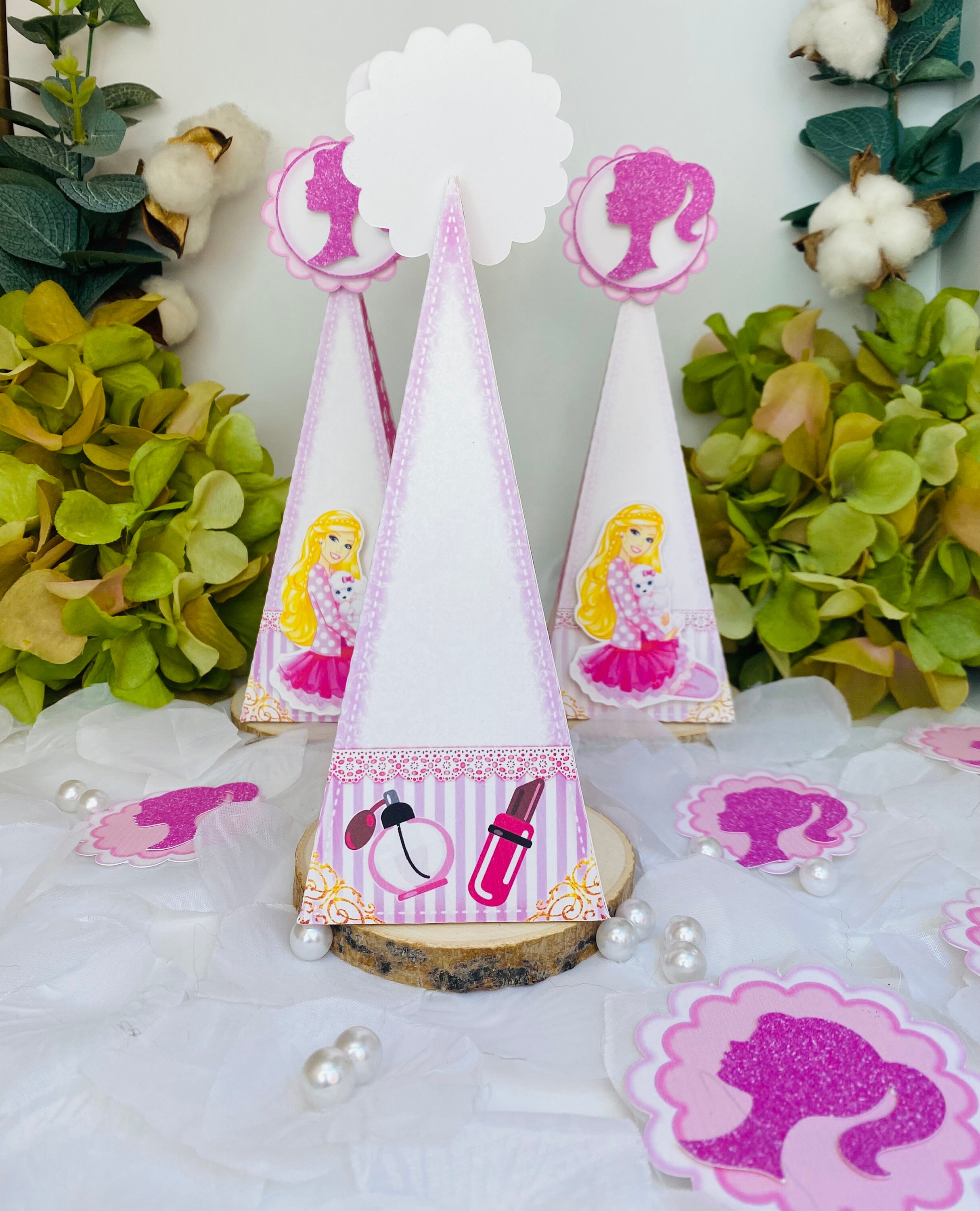 Barbie Favor Box Barbie Decoration pack With 12 Favor Boxes Barbie ...