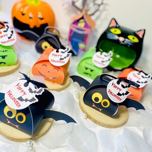 Favor Box Halloween Bat, Custom Favor Box, Goodie’s Box, Personalized ...