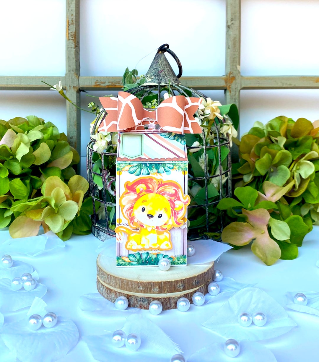 Pack of 12 Favor Boxes Safari. - Etsy