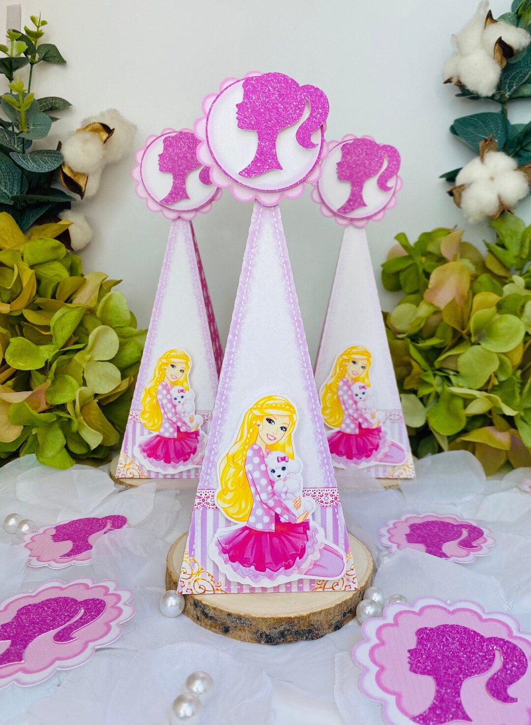 Barbie Favor Box Barbie Decoration pack With 12 Favor Boxes Barbie ...