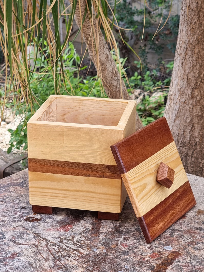 Wood Storage Box - Etsy