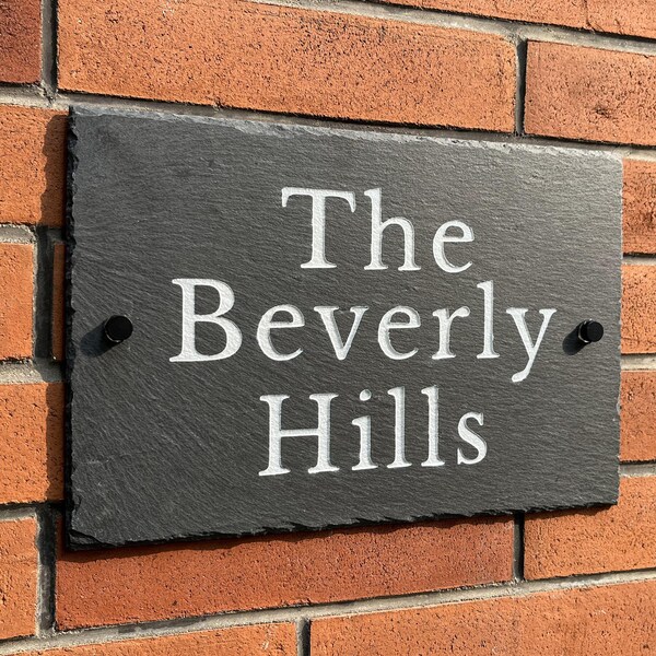 House Name Sign - Etsy