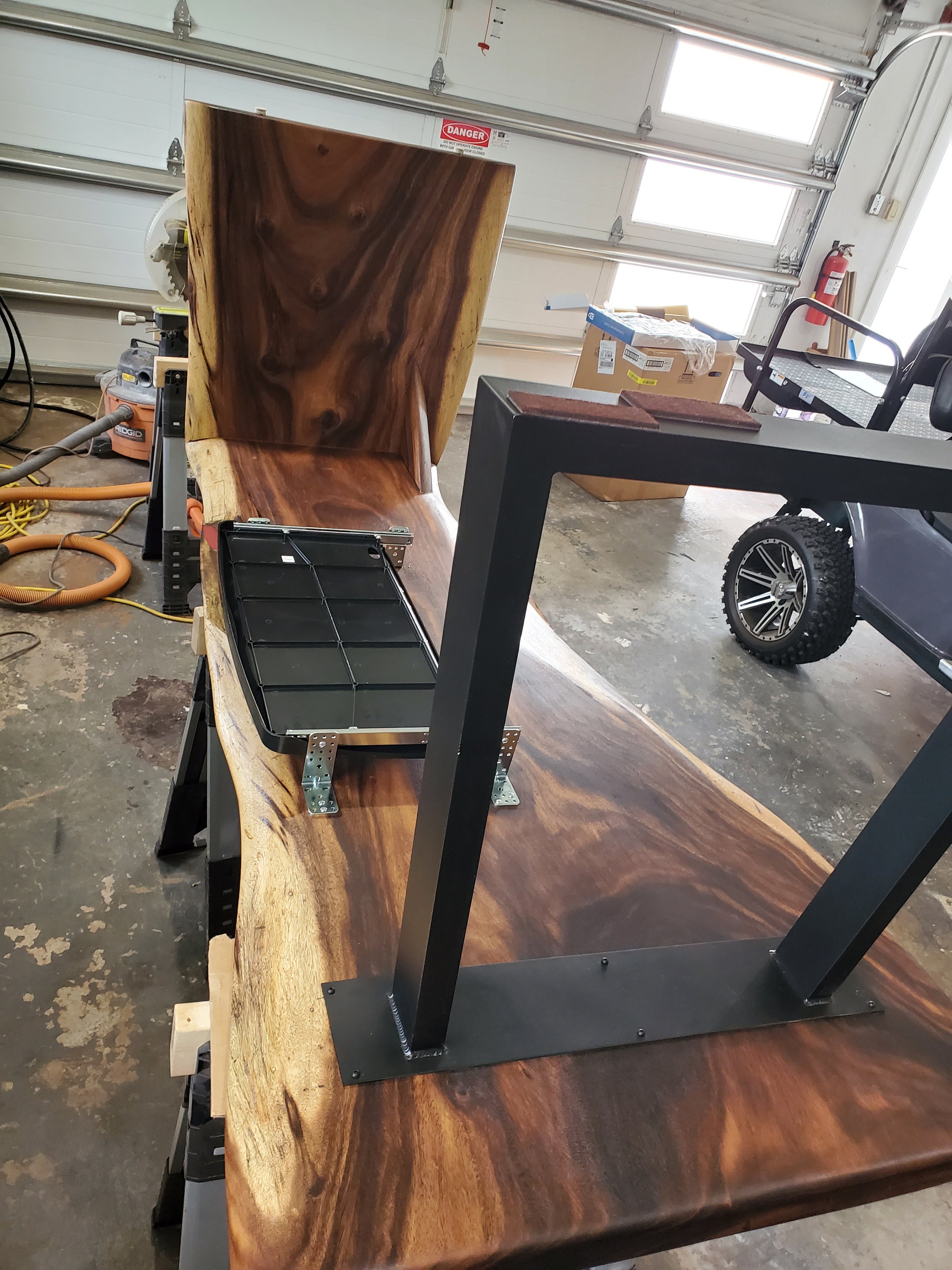 Live Edge Executive Style Monkey Pod Desk - Etsy