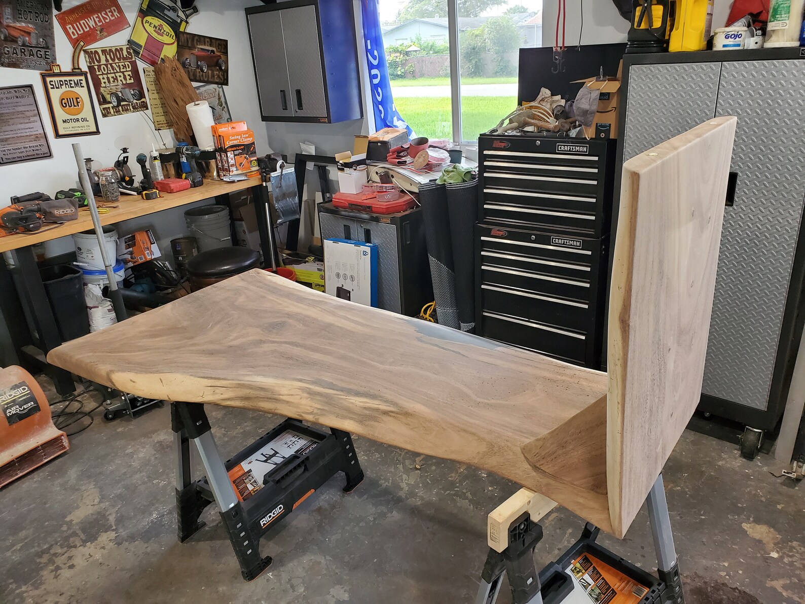 Live Edge Executive Style Monkey Pod Desk - Etsy