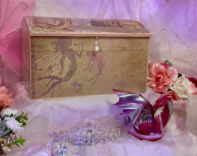 Large Wooden Brown Box 25x15x14 Cm Chest Coffer Jewelry - Etsy