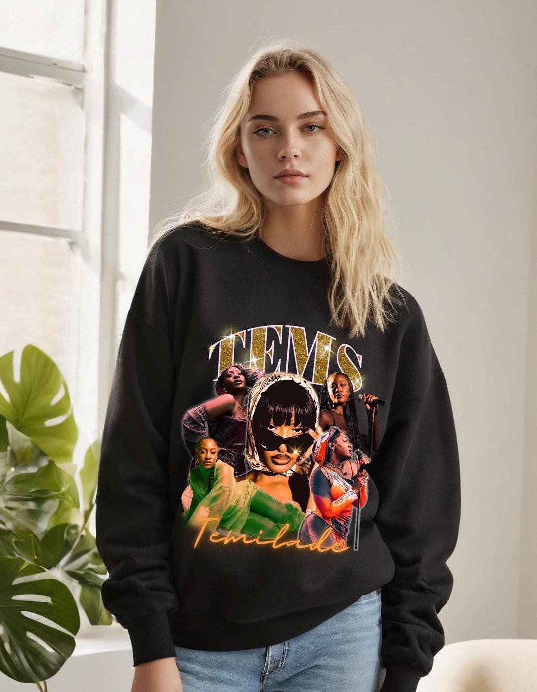 Retro Tems Shirt, Tems Graphic Sweatshirt, Tems Tribute Rap Shirt ...